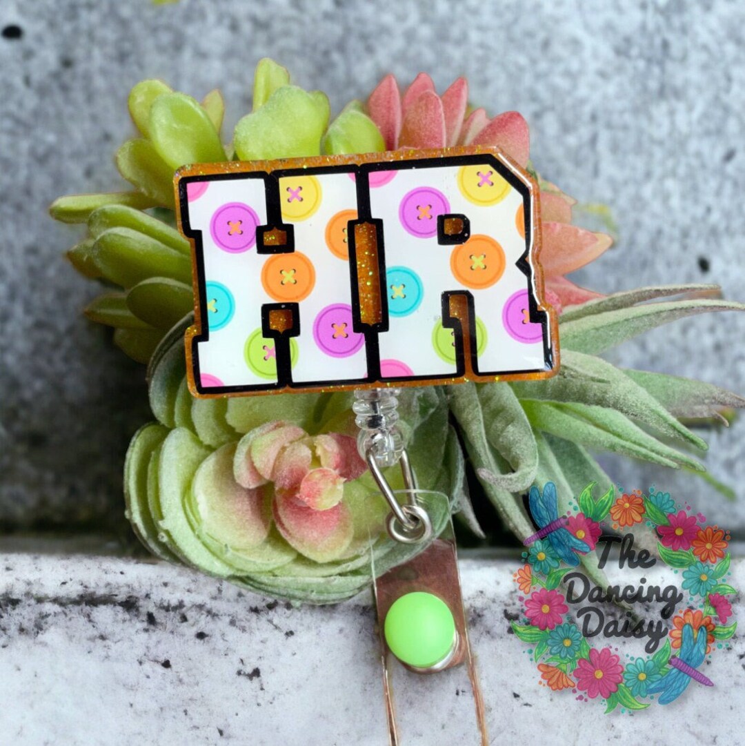 HR HUMAN RESOURCES Acronym Abbreviation / Initial Badge Reel - Etsy