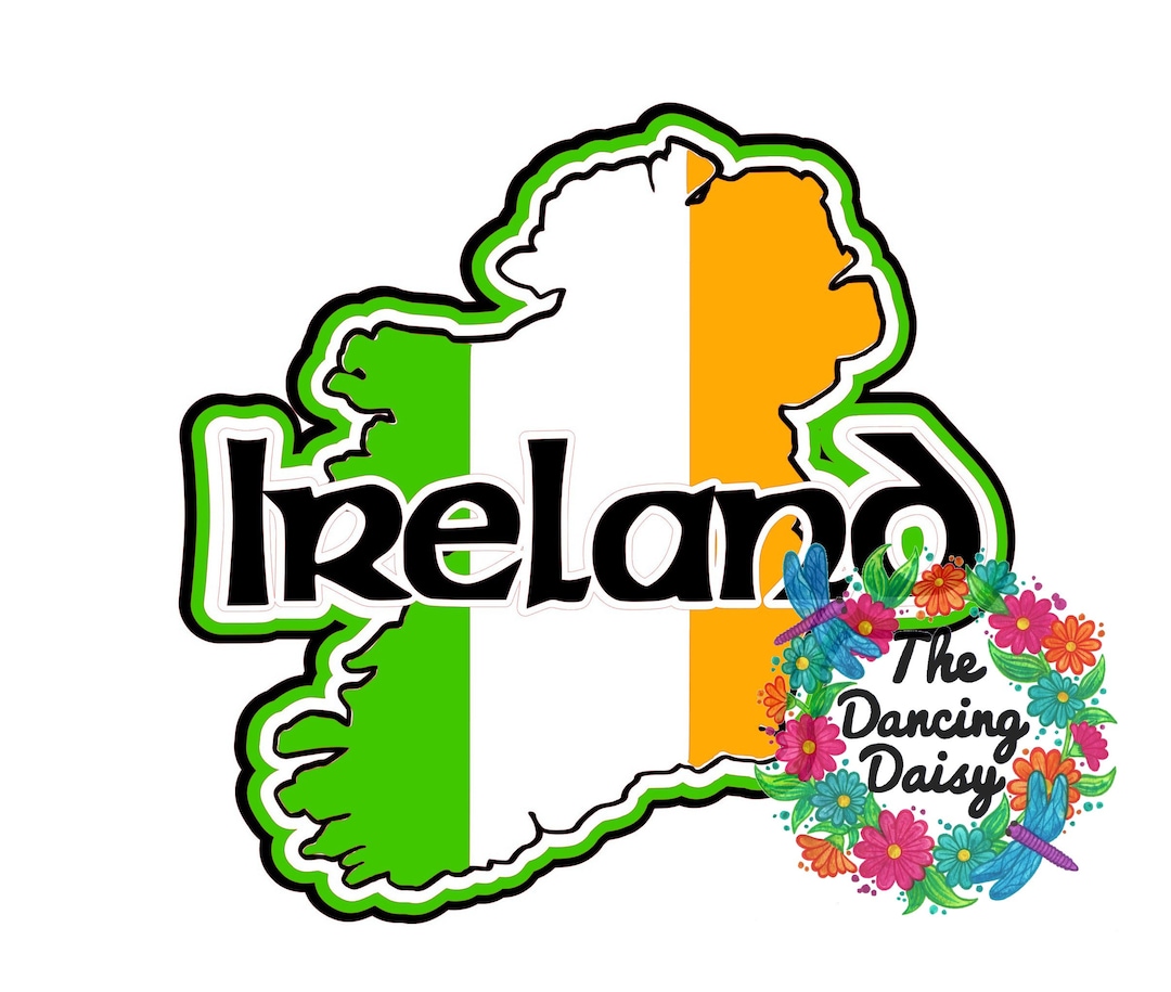 SVG DIGITAL FILE Ireland Map - Etsy