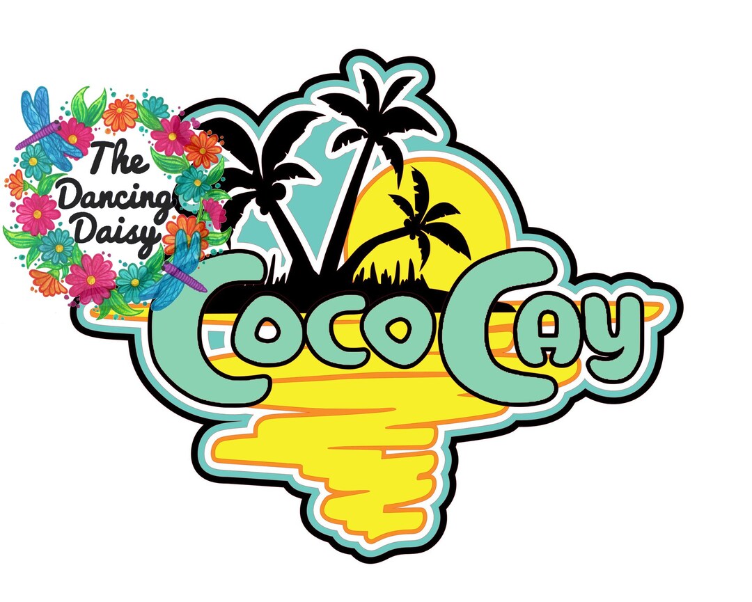 SVG DIGITAL FILE Coco Cay Bahamas, Royal Caribbean Cruise - Etsy