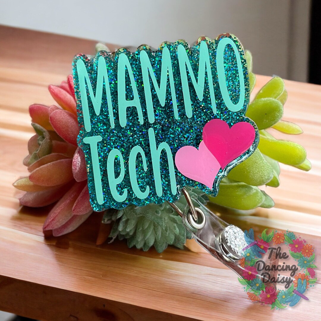 MAMMO TECH Mammography Badge Reel - Etsy