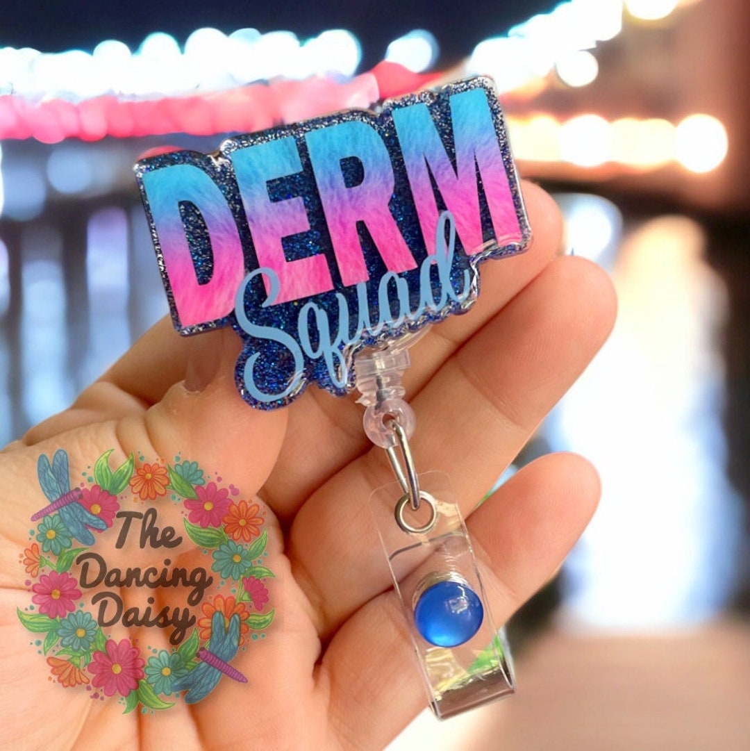 DERM SQUAD Dermatology Badge Reel - Etsy