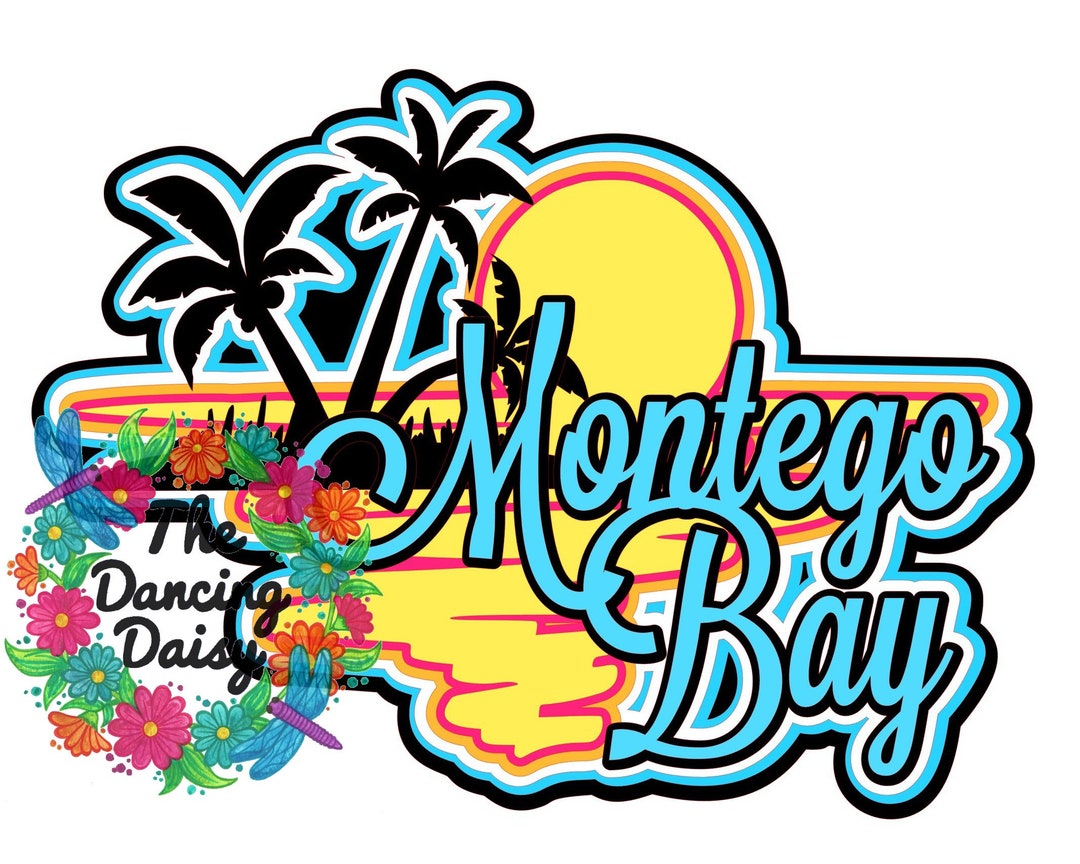 SVG DIGITAL FILE - Montego Bay Jamaica - Etsy