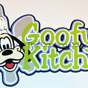 SVG DIGITAL FILE - Goofy's Kitchen - Etsy