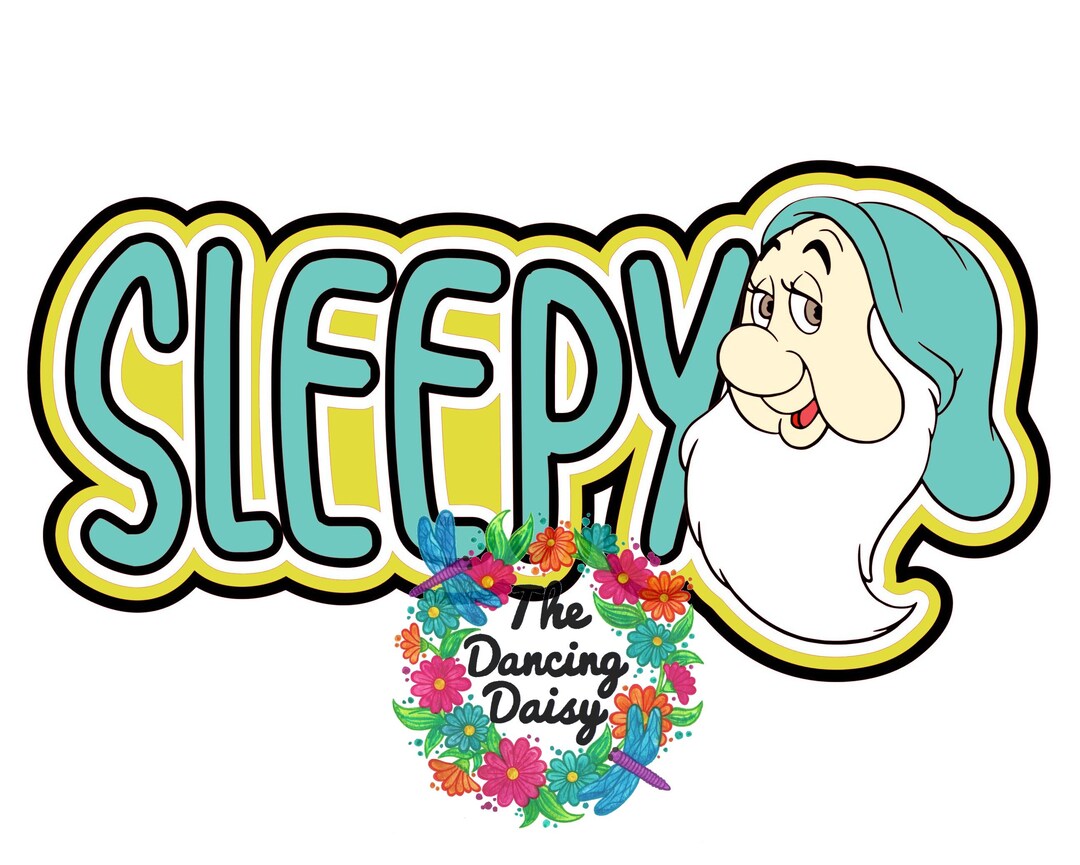 SVG DIGITAL FILE - Sleepy Seven Dwarfs - Etsy