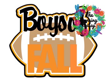 Football Boys of Fall Svg - Etsy