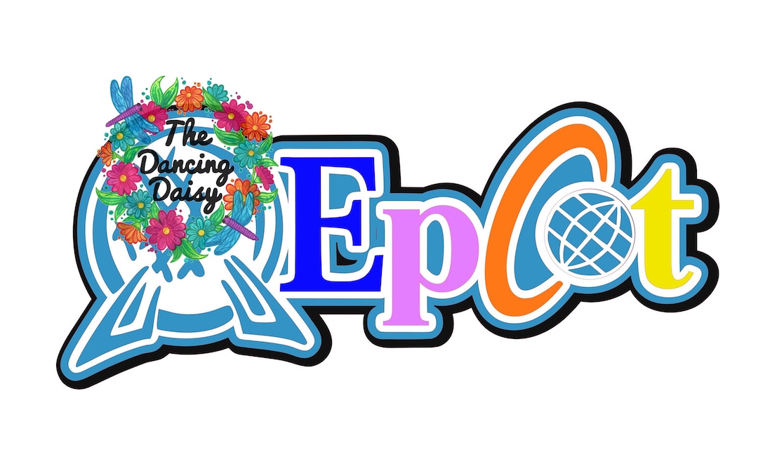 SVG DIGITAL FILE - Epcot Ball Logo Word - Etsy