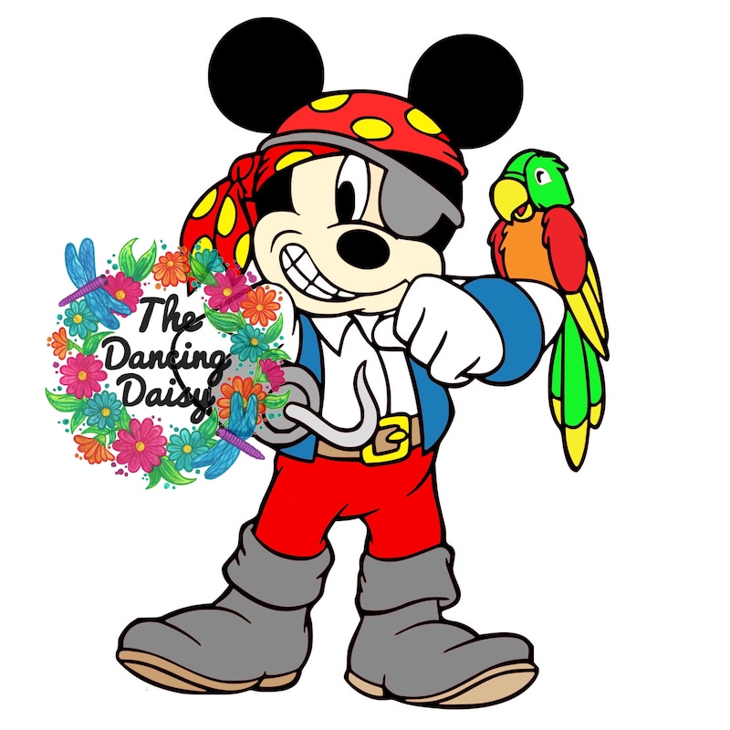 Pirate Mickey Mouse - Etsy