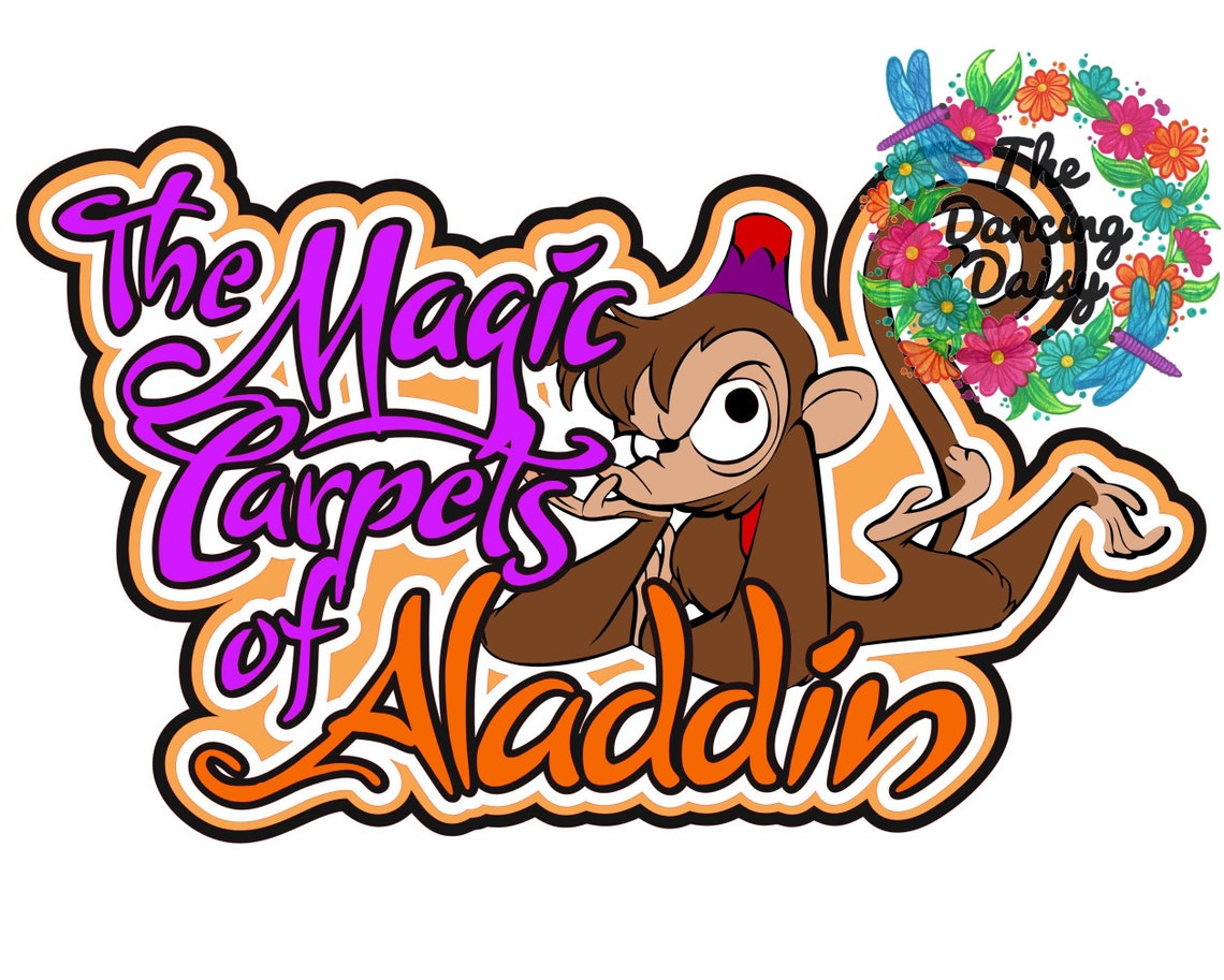 SVG DIGITAL FILE Magic Carpets of Aladdin die cut Abu | Etsy
