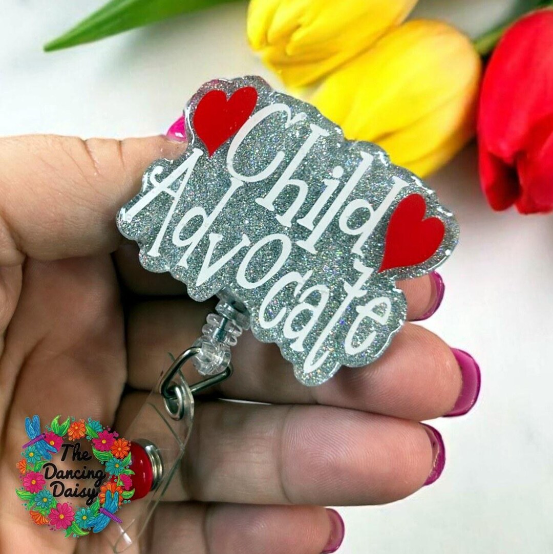 CHILD ADVOCATE - Custom SOCIAL Work Badge Reel - Legal - Etsy