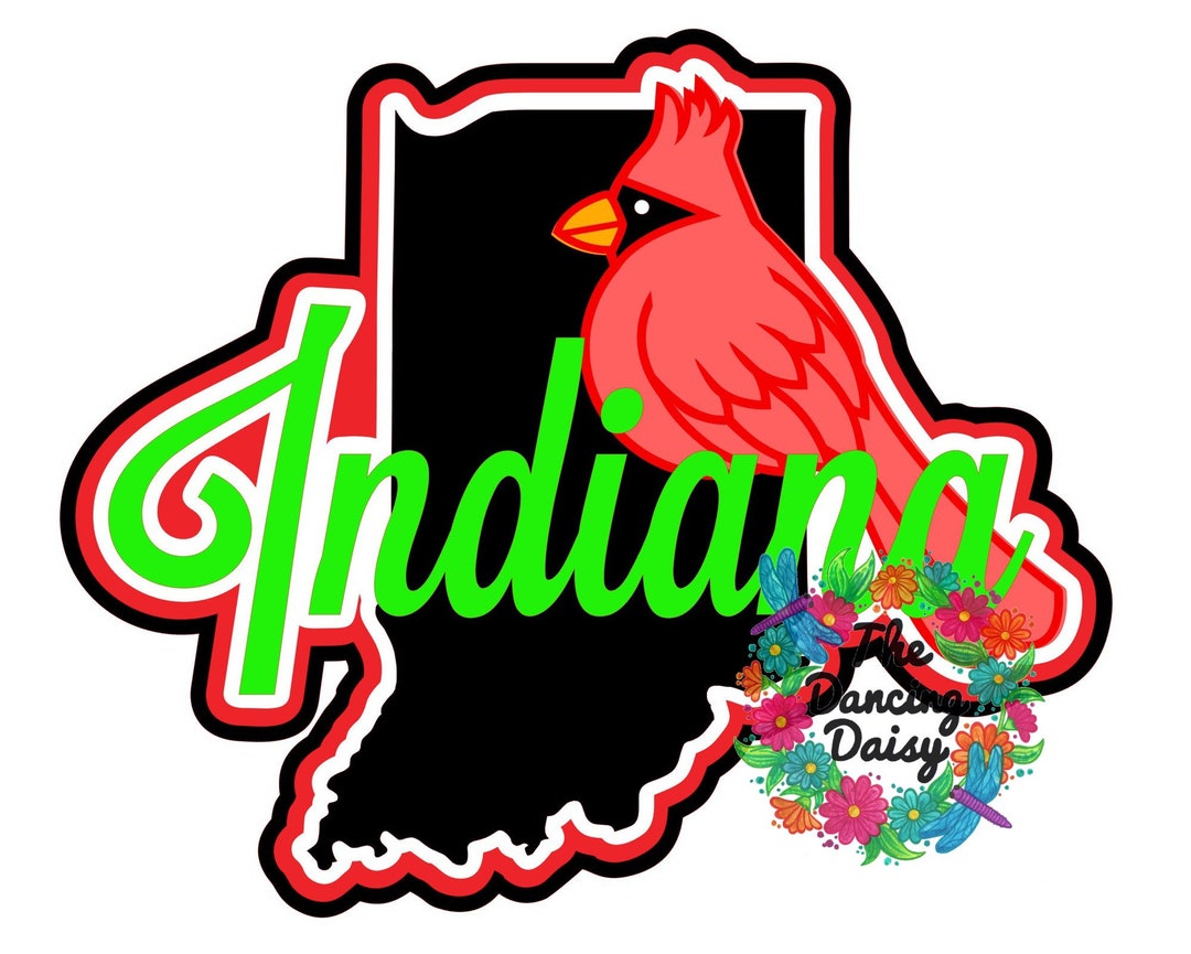 SVG DIGITAL FILE - Indiana Cardinal - Etsy