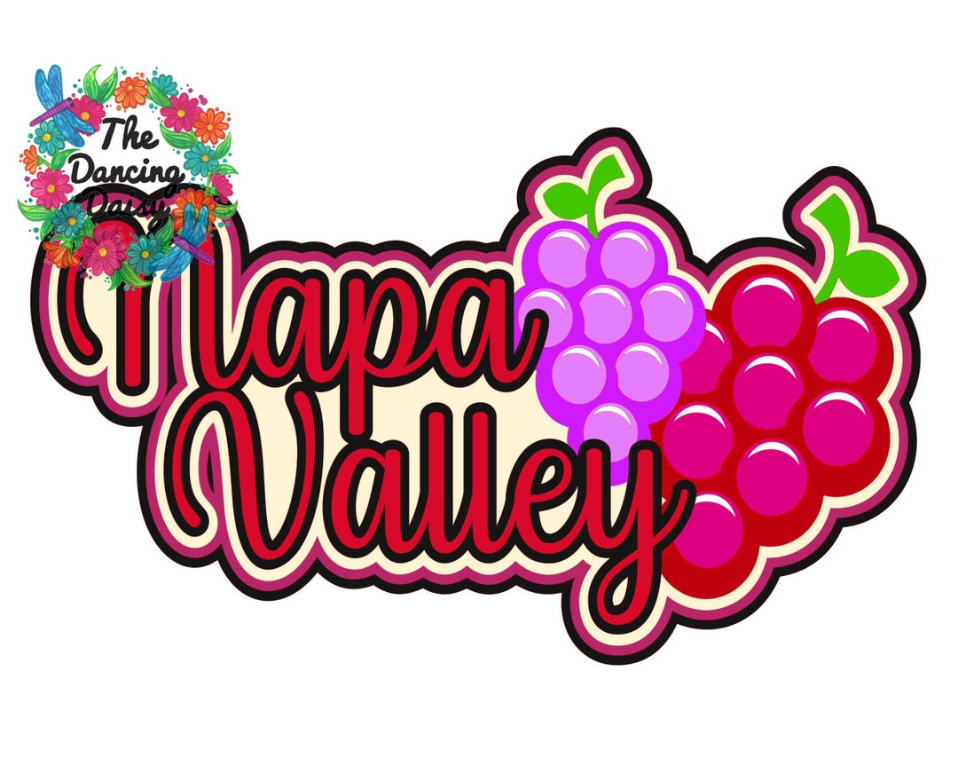 SVG DIGITAL FILE Napa Valley Wine - Etsy