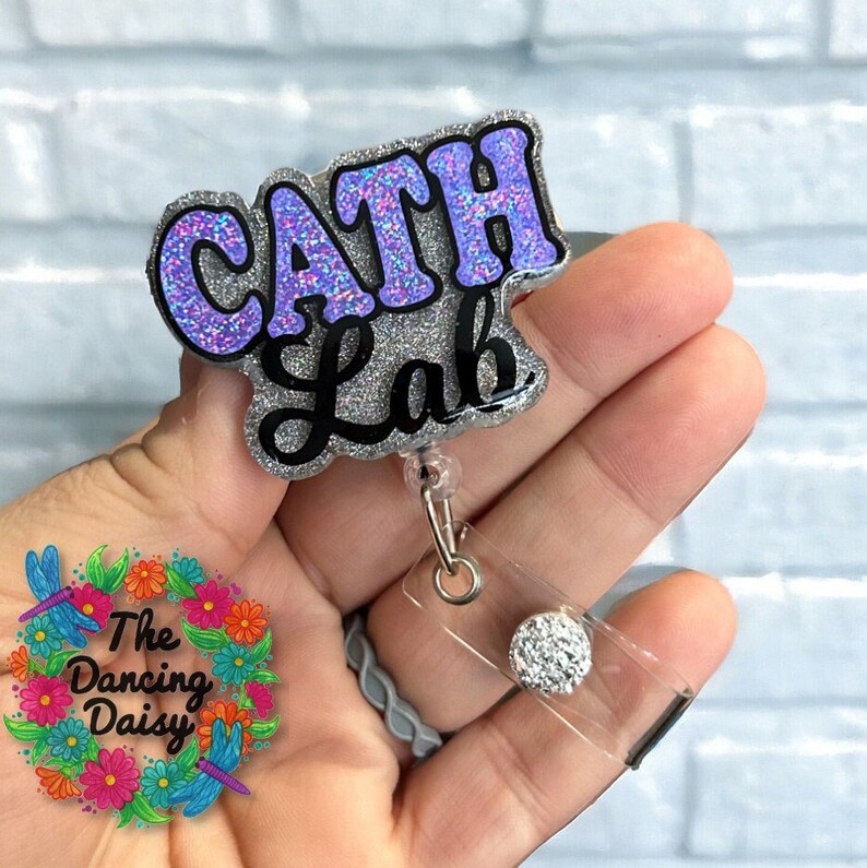 CATH LAB - Cardiac Badge Reel - Etsy
