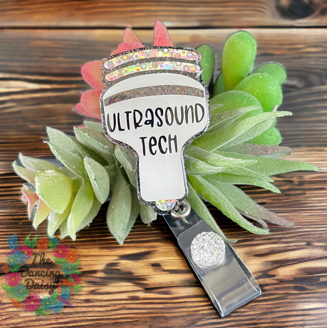 Ultrasound Wand / Doppler US Tech Ultrasound Tech Badge Reel - Etsy