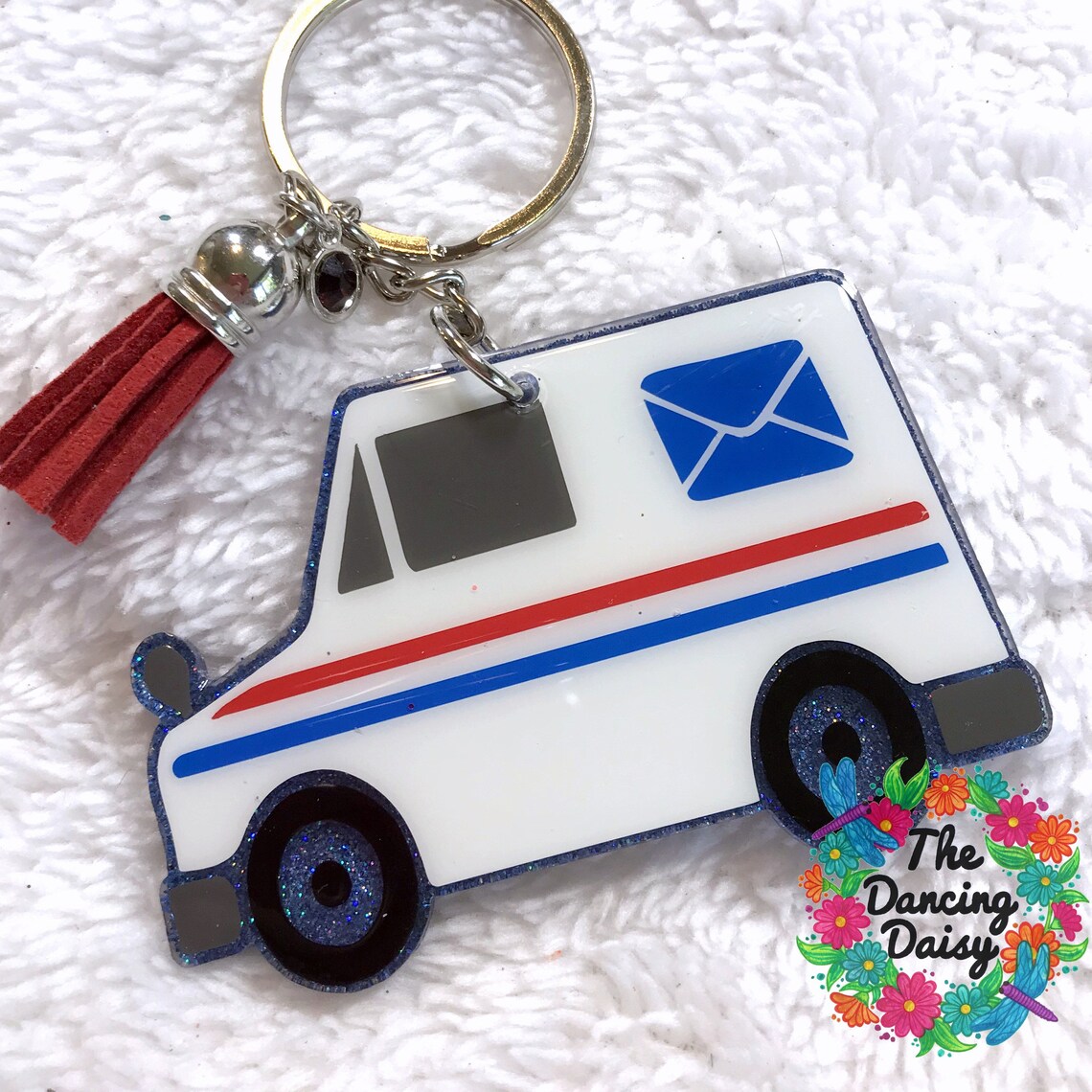 Mail Delivery Postal Truck Keychain - Etsy
