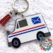 Mail Delivery Postal Truck Keychain - Etsy
