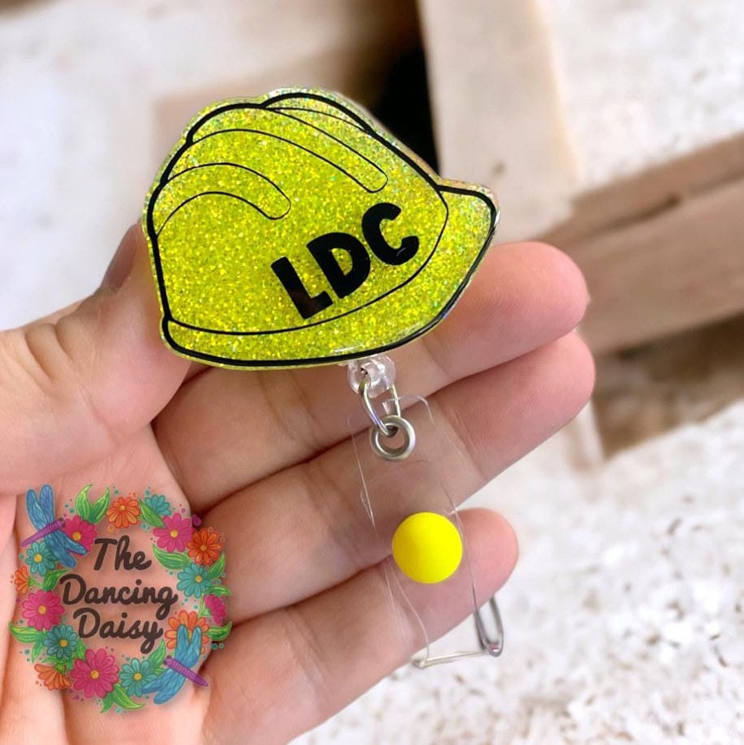 Hard Hat Badge Reel - Construction ID Badge - Etsy
