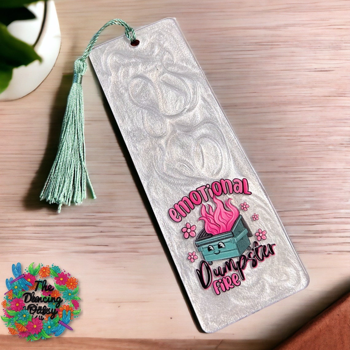Acrylic Bookmark EMOTIONAL DUMPSTER FIRE - Etsy