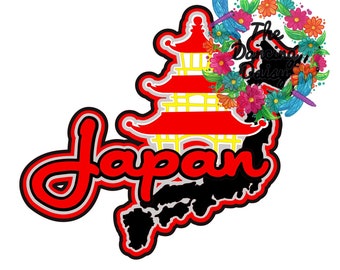 Tokyo Kyoto Osaka Japan SVG & PNG Digital Download - Etsy