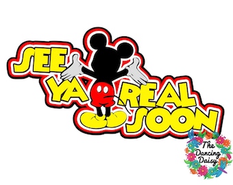 Mickey Mouse See Ya Real Soon - Etsy Israel