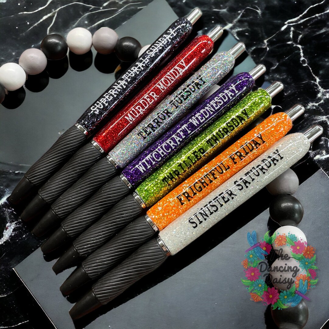 Halloween Spooky Season Days of the Week Pen Set SHARPIE S GEL ...