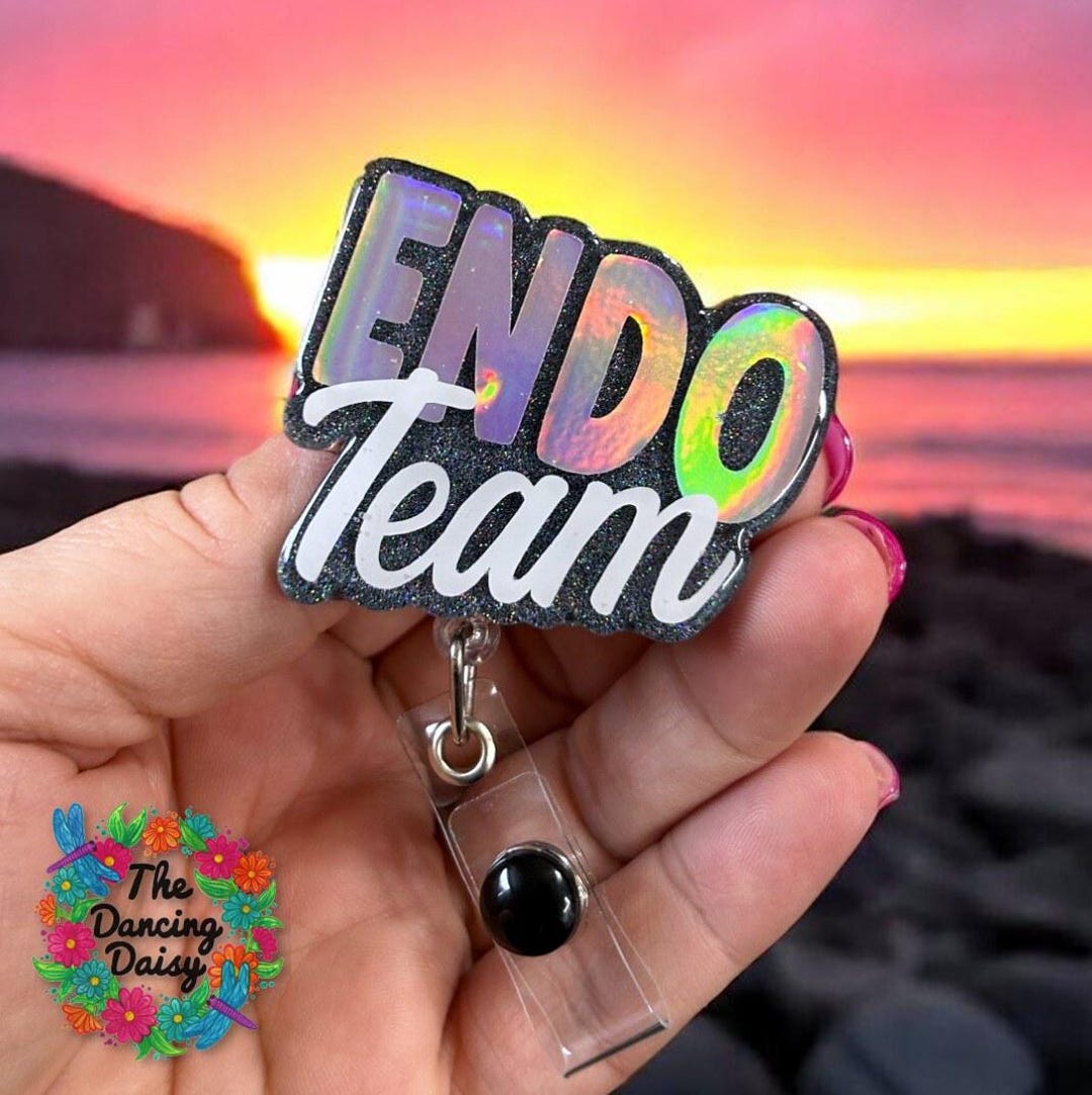ENDO TEAM - Endocrinology Endocrine - Custom Badge Reel - Etsy