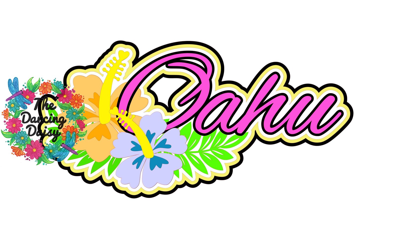SVG DIGITAL FILE Oahu Hawaii Island die cut | Etsy
