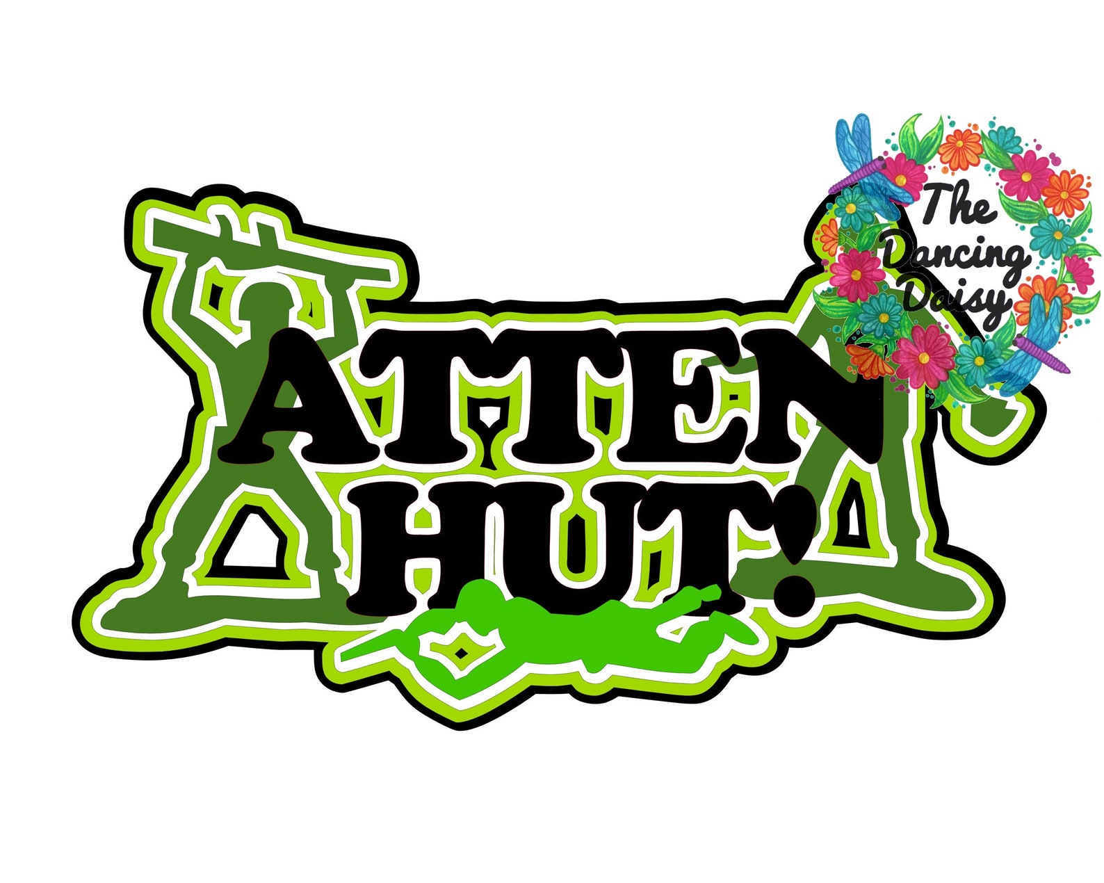 SVG DIGITAL FILE - Green Army Men Toy Story Atten Hut - Etsy
