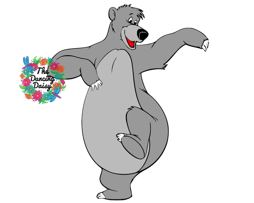 SVG DIGITAL FILE - Baloo - Jungle Book - Etsy