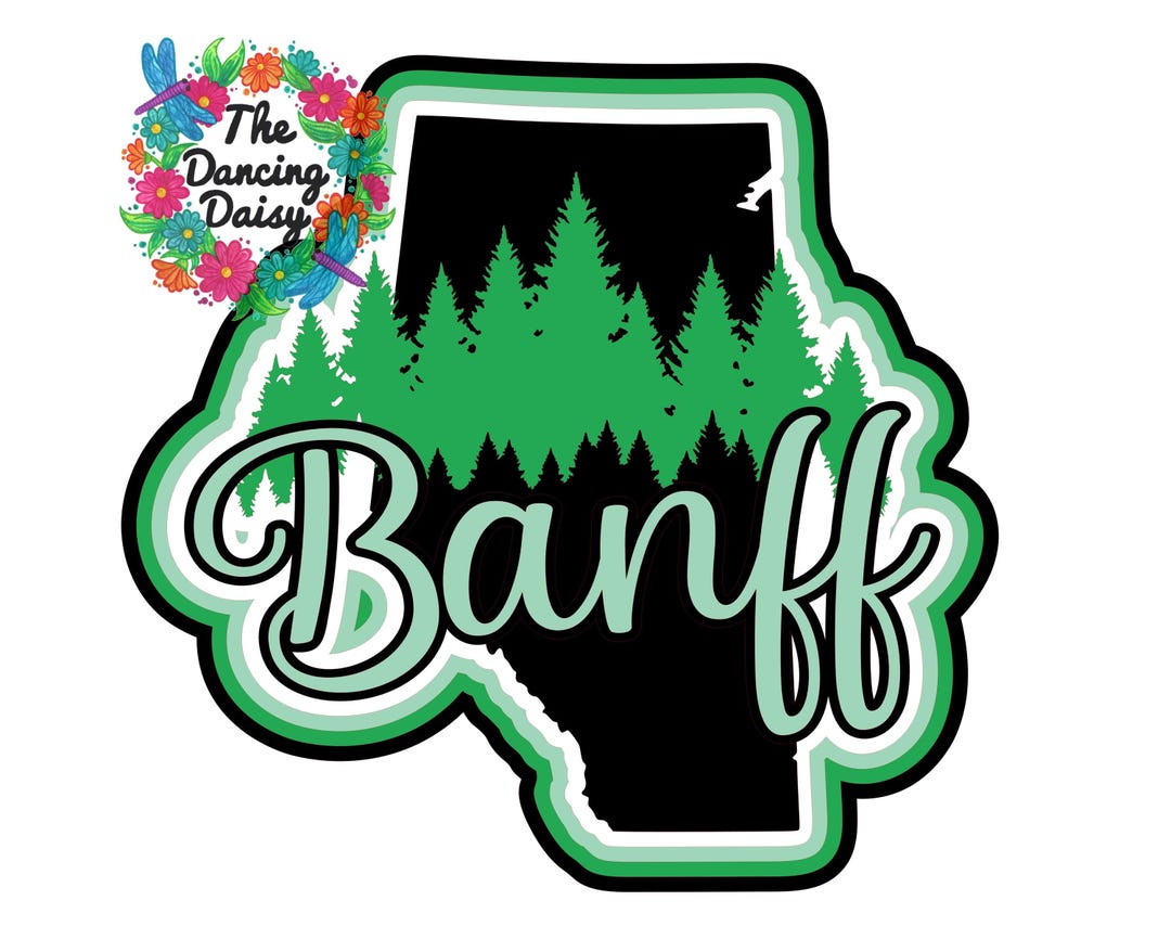 Banff National Park Scrapbook Title: Die Cut Embellishment - Etsy