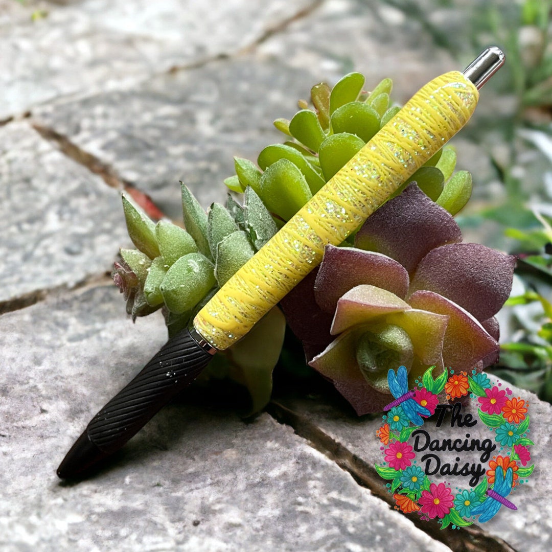 YELLOW MONOCHROMATIC Spider Gel Pen - Choice of Pen Style - Etsy