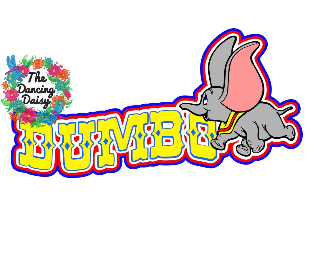 SVG DIGITAL FILE - Dumbo Ride - Etsy