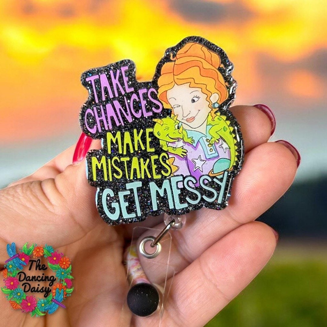 MRS. FRIZZLE - Get Messy Badge Reel - Teaching - Etsy