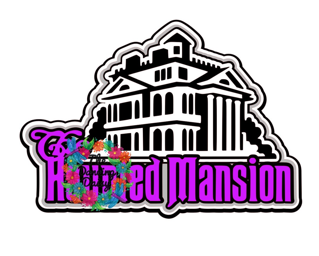 SVG DIGITAL FILE - Haunted Mansion Building - Etsy