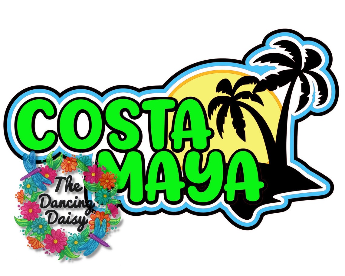 SVG DIGITAL FILE Costa Maya Mexico Travel - Etsy