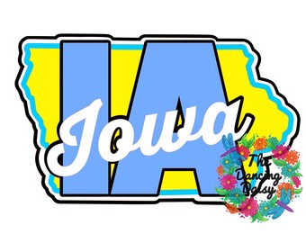 Iowa State SVG Iowa SVG Iowa Svg File Iowa Cut File - Etsy