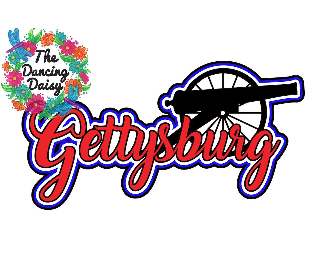 SVG DIGITAL File - Gettysburg Pennsylvania - Etsy