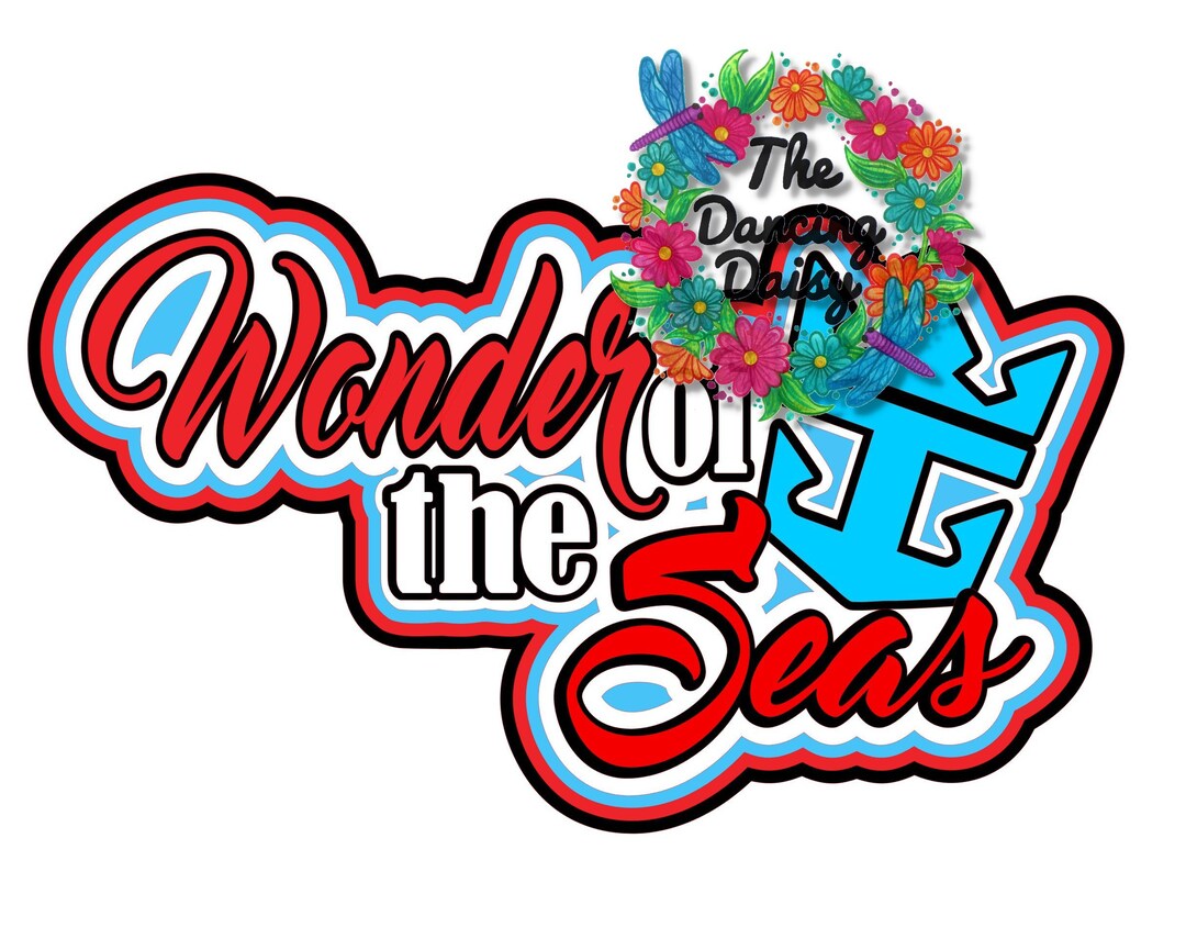 SVG DIGITAL FILE - Royal Caribbean Cruise Ship - Wonder - Etsy