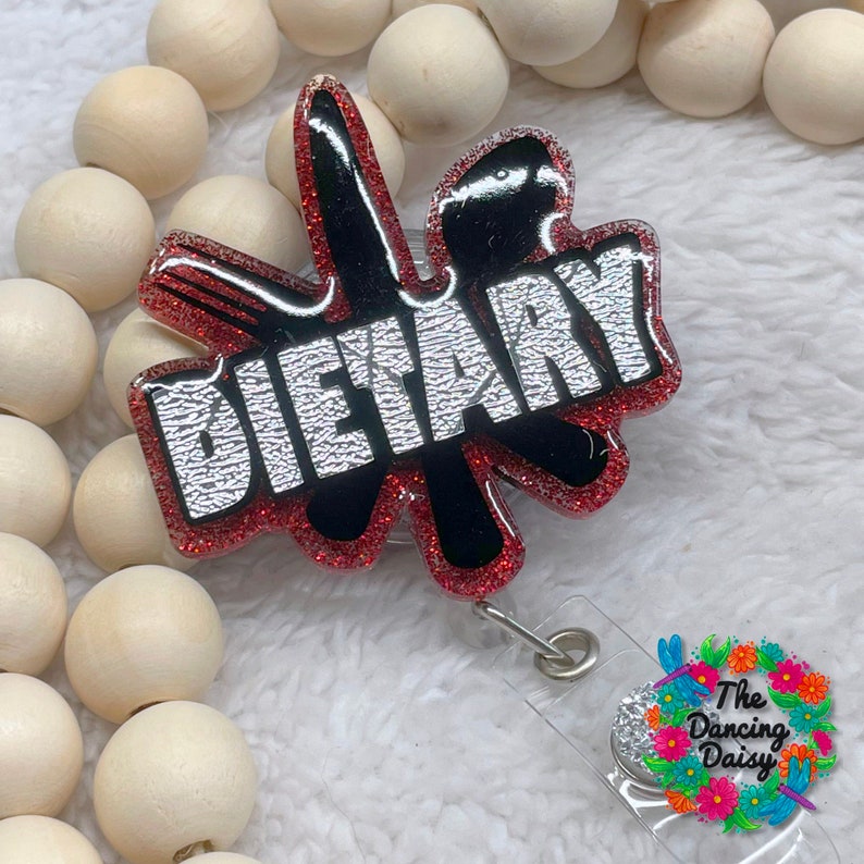 Dietary - Food Services Department - Badge Reel - Etsy