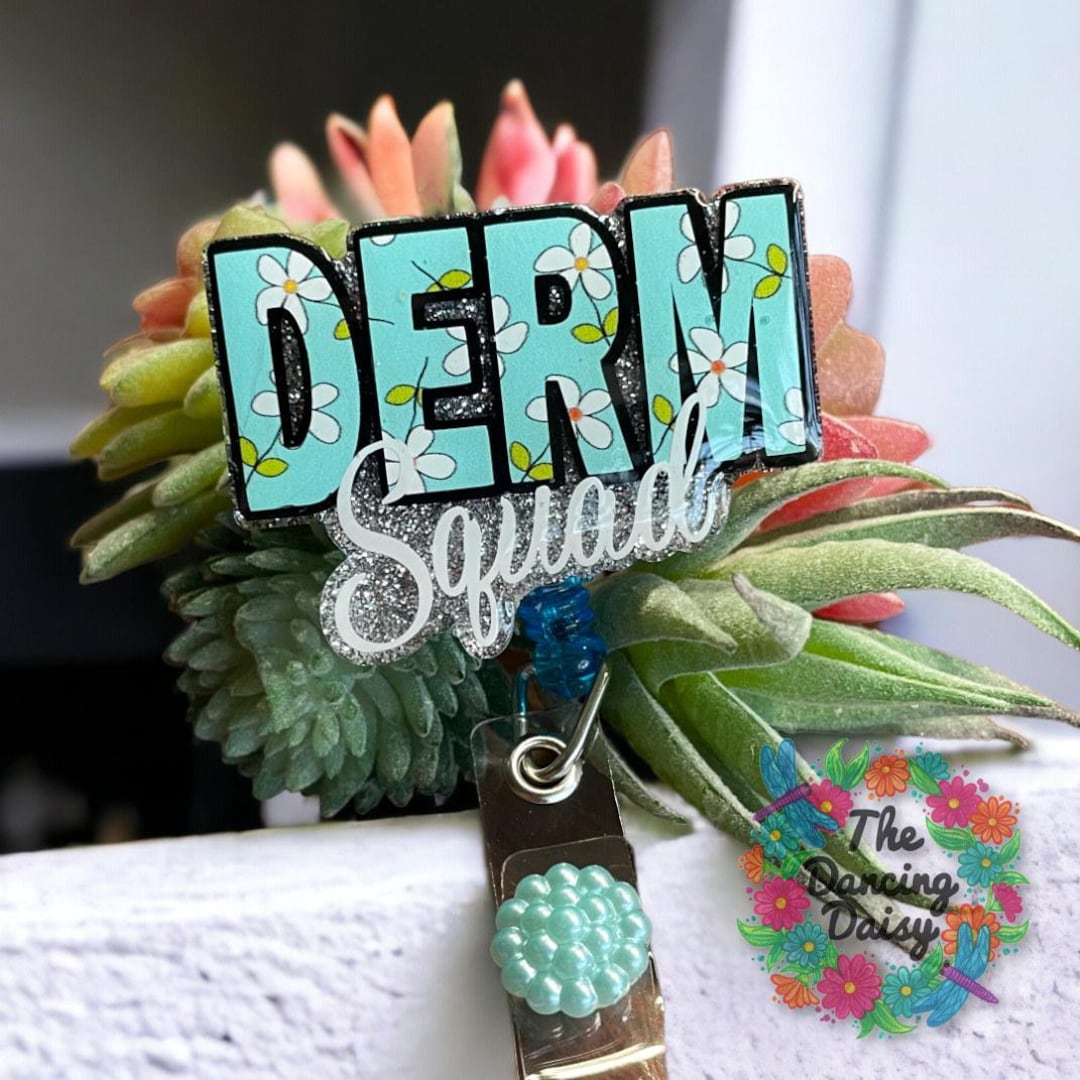 DERM SQUAD - Dermatology Custom Badge Reel - Etsy