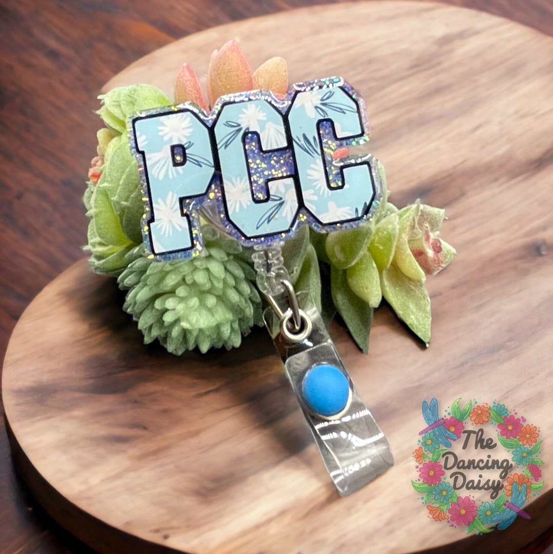 PCC Patient Care Coordinator Custom Badge Reel - Etsy