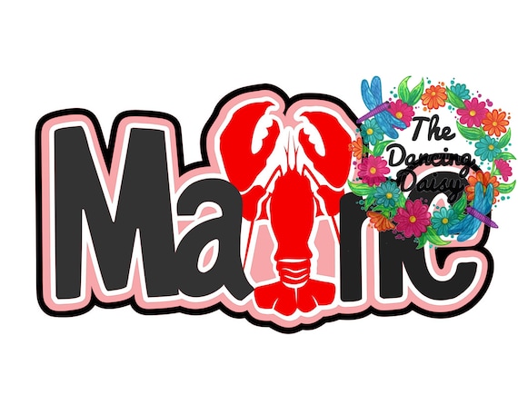 DIGITAL SVG File Maine Lobster State - Etsy