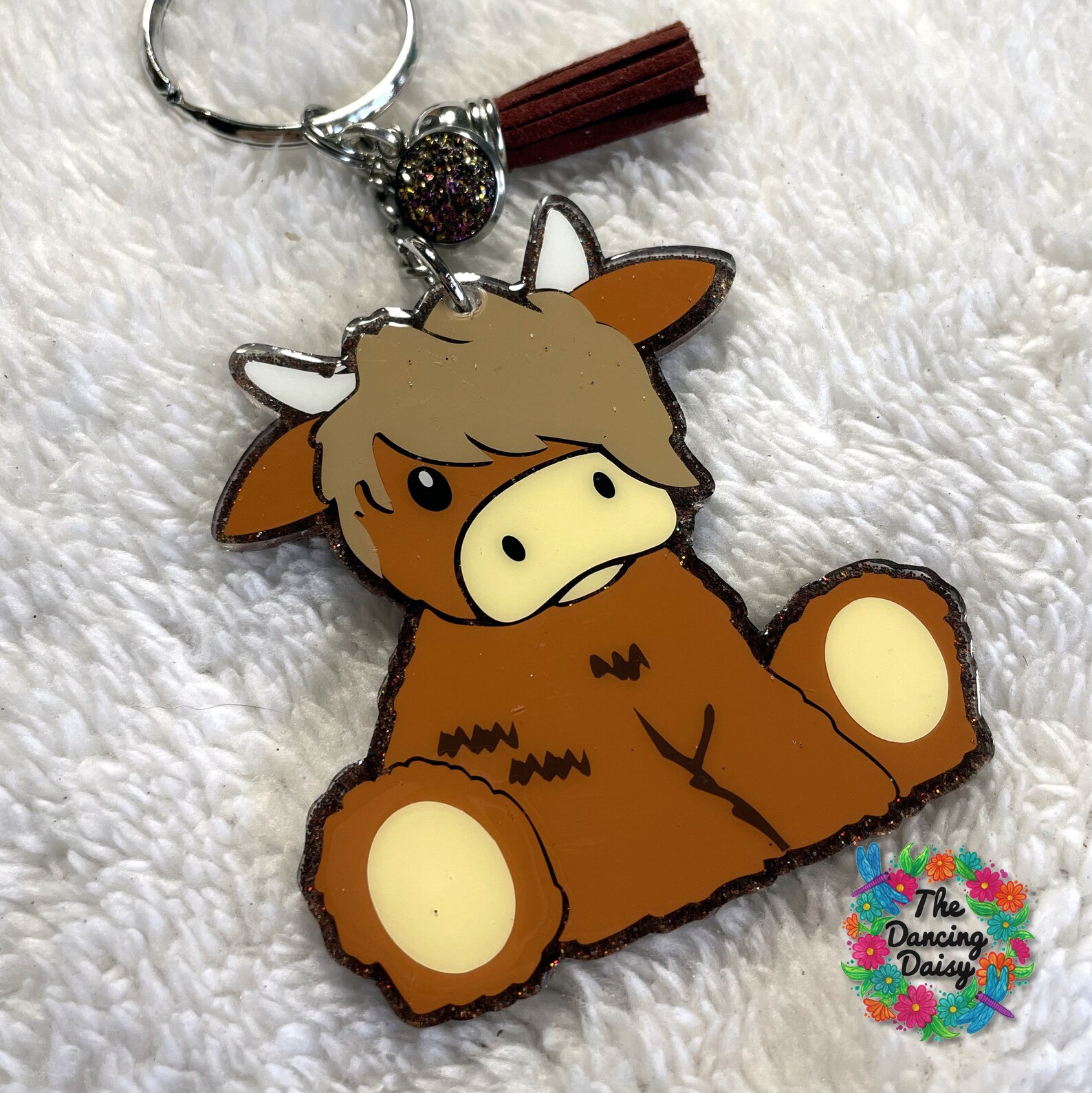 Highland Cattle / Cow Keychain - Etsy