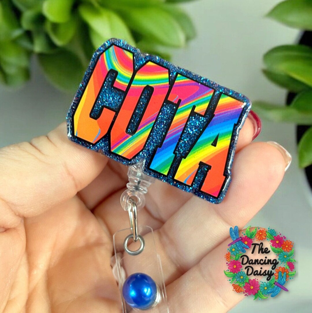 COTA Acronym/ Abbreviation - Custom Badge Reel - Etsy