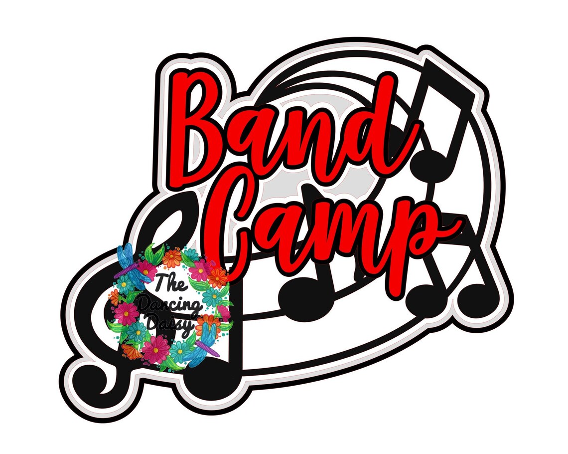 SVG DIGITAL FILE Marching Band / Band Camp die cut | Etsy