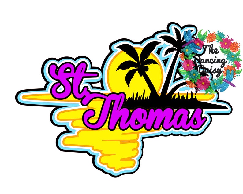SVG DIGITAL FILE - St. Thomas Travel - Etsy