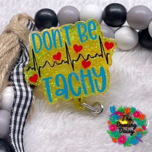 Don't Be Tachy Heart Badge Reel Cardiology - Etsy