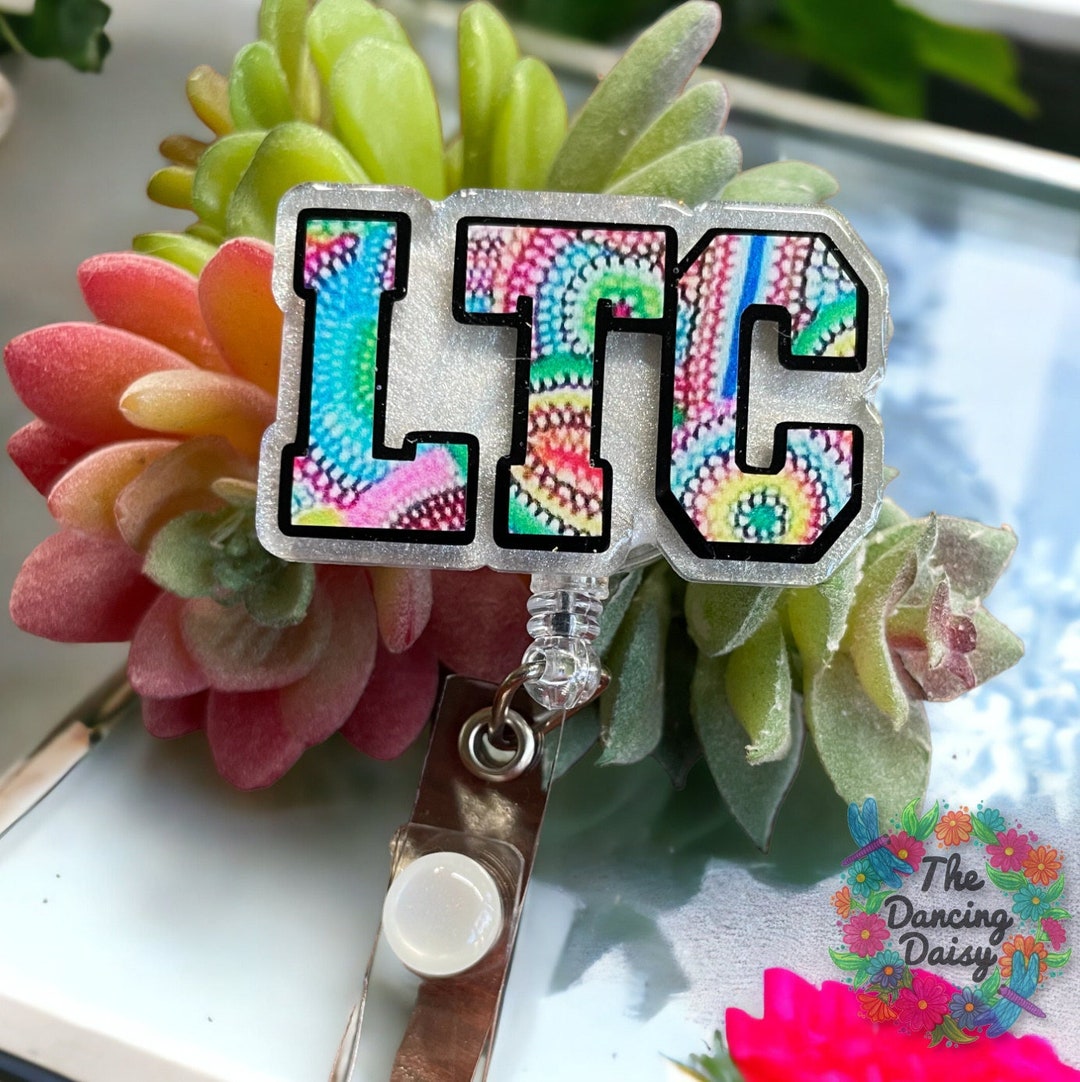 LTC ACRONYM - Custom Badge Reel - Etsy