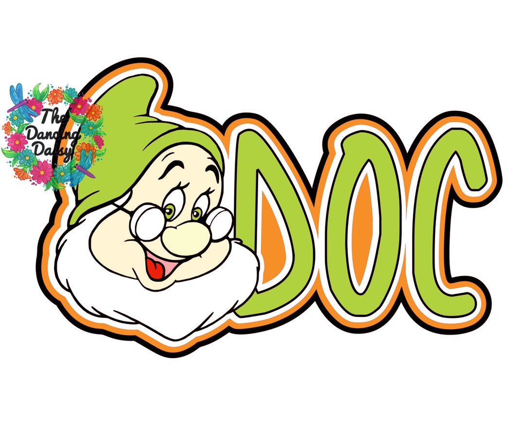 SVG DIGITAL FILE - Doc Seven Dwarfs - Etsy