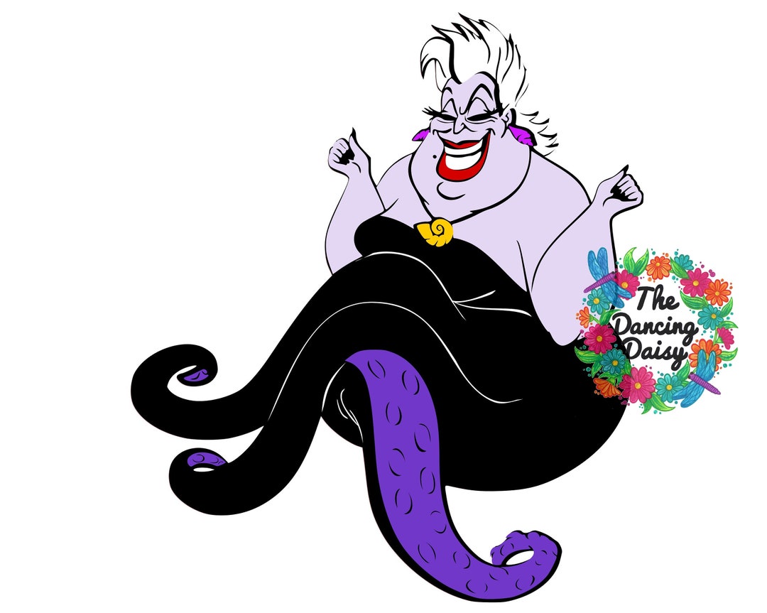 SVG DIGITAL FILE - Sea Witch Ursula the Little Mermaid - Etsy