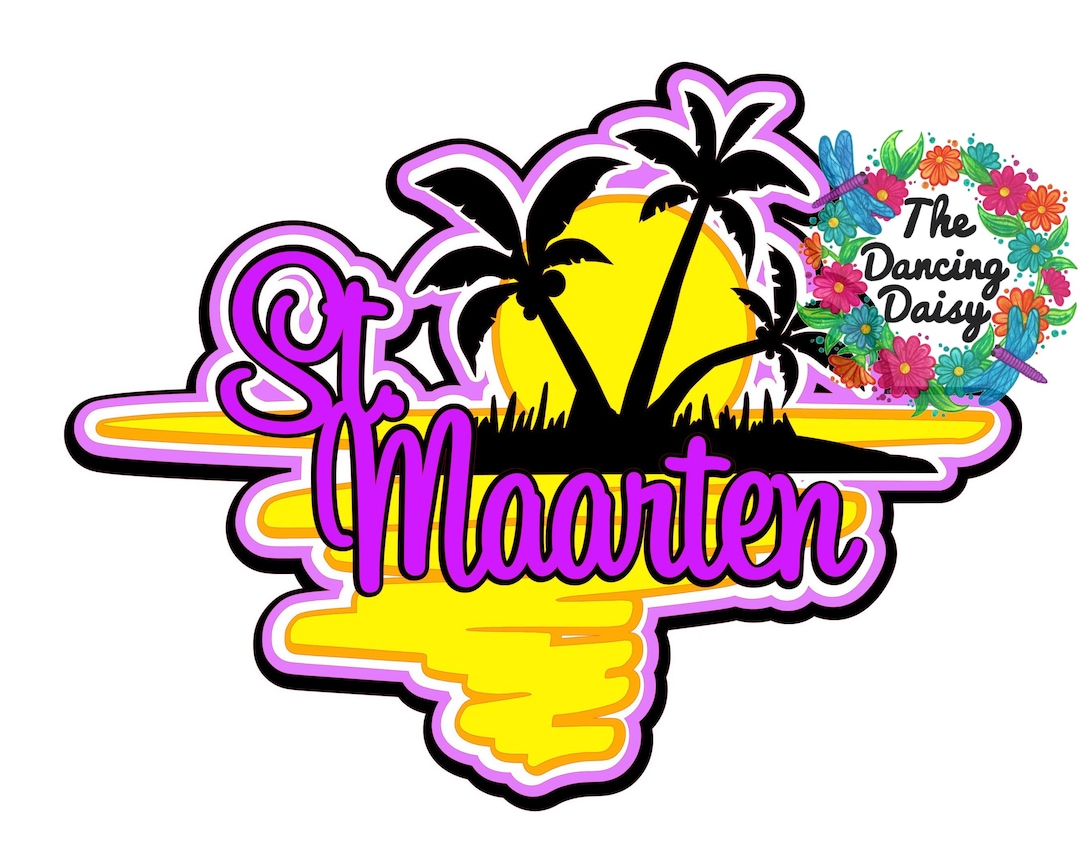 SVG DIGITAL FILE St. Maarten Travel - Etsy